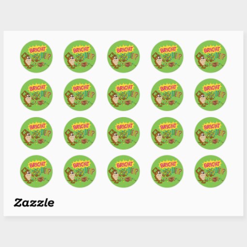Bright Idea Classic Round Sticker | Zazzle