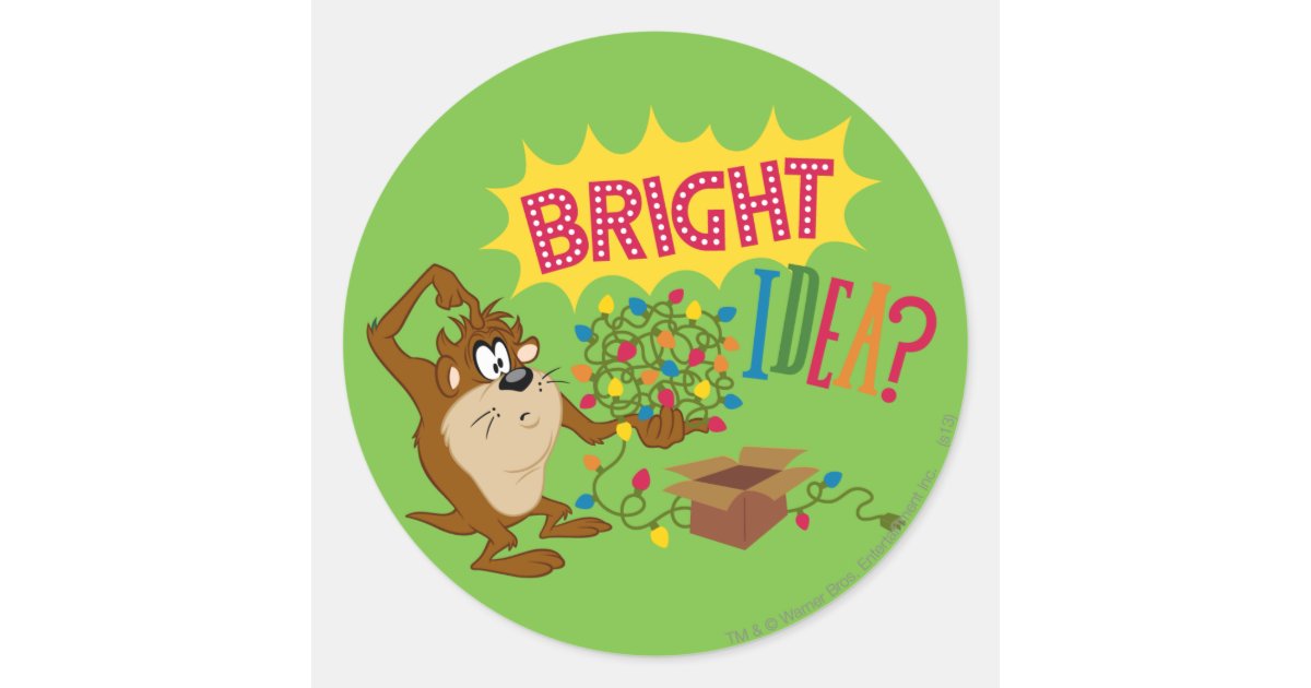 Bright Idea Classic Round Sticker | Zazzle