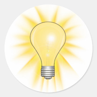 Lightbulb Stickers | Zazzle