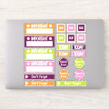 Bright Important Reminder Planner Sticker | Zazzle