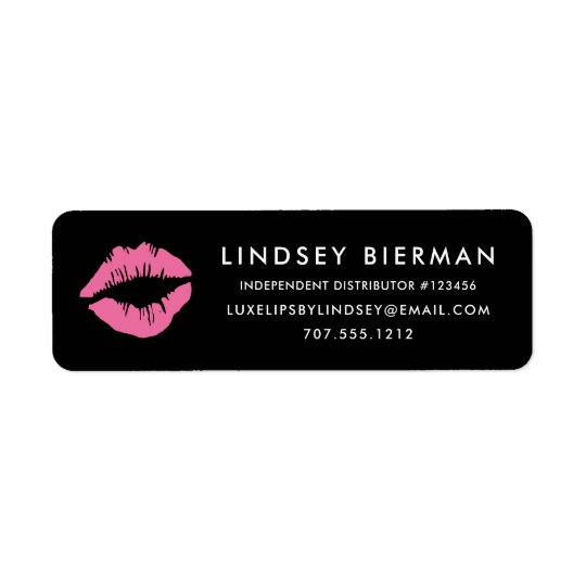 Bright Kiss | Lip Product Distributor Labels | Zazzle.com