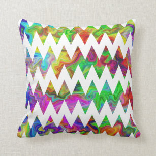 Multi Colored Pillows - Decorative & Throw Pillows | Zazzle