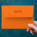 Bright Orange Birthday Party Envelope | Zazzle