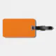 Bright Orange Luggage Tag | Zazzle
