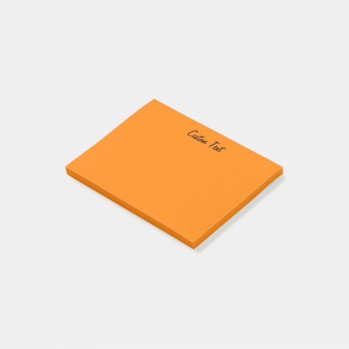 Bright Orange Post-it Notes | Zazzle