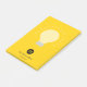 Bright Orange Your Logo Light Bulb Post-it Notes | Zazzle