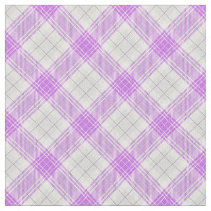 Modern Purple Plaid Fabric | Zazzle