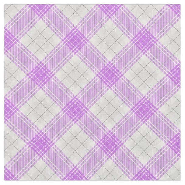 Modern Purple Plaid Fabric | Zazzle