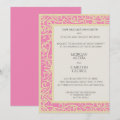 Bright Pink announcement, any occasion Invitation | Zazzle