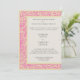 Bright Pink announcement, any occasion Invitation | Zazzle