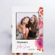 Bright Pink Floral Selfie Frame Photo Prop Foam Board | Zazzle