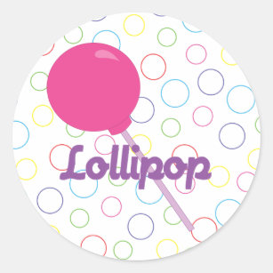 Lollipop Stickers - 100% Satisfaction Guaranteed | Zazzle
