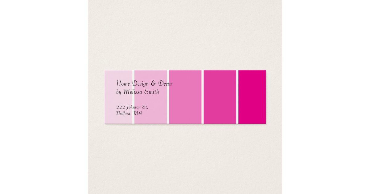 Bright Pink Paint Samples | Zazzle