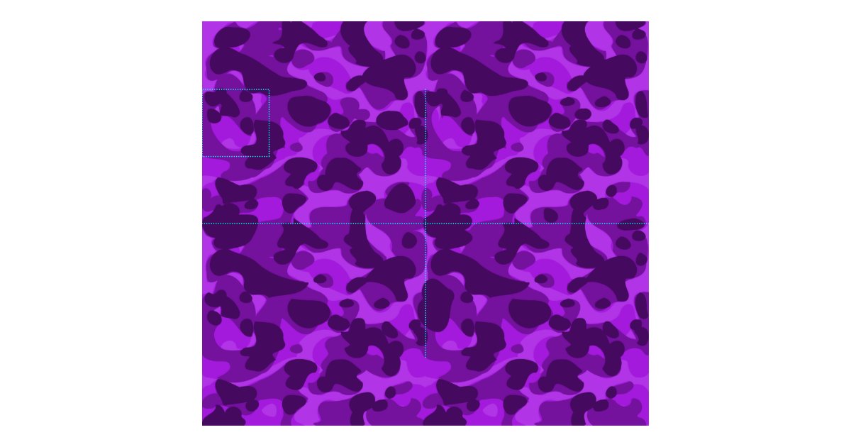 Bright Purple Camo Camouflage Pattern Cool Stylish Fabric | Zazzle