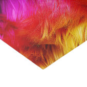 Bright Rainbow faux monster fur texture Tissue Paper | Zazzle