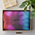 Bright Rainbow faux monster fur texture Tissue Paper | Zazzle
