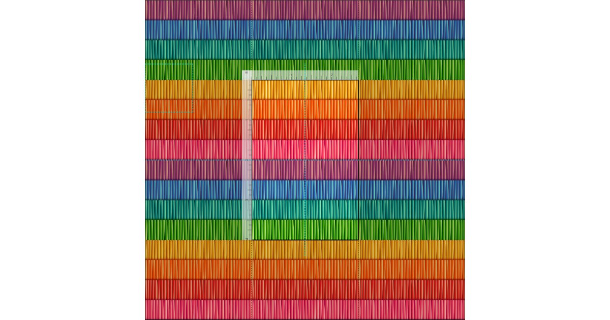 Bright Rainbow Striped Pattern Fabric | Zazzle