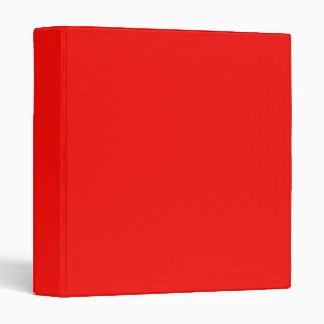 Bright Red Binder | Zazzle
