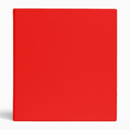 Bright Red Binder | Zazzle