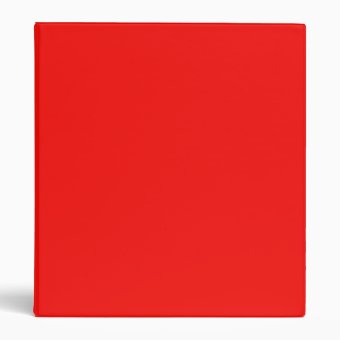Bright Red Binder | Zazzle