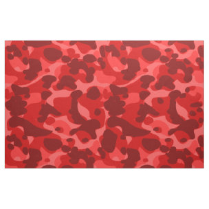 Red Camouflage Fabric | Zazzle.com