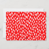 Bright Red Dashing Photo Frame Holiday Card | Zazzle