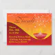 Bright Red Deepa Diwali Invitation | Zazzle