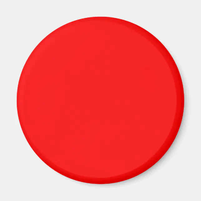Bright Red Magnet | Zazzle