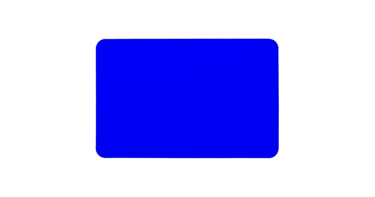 Bright Royal Blue Solid Trend Color Background Magnet | Zazzle