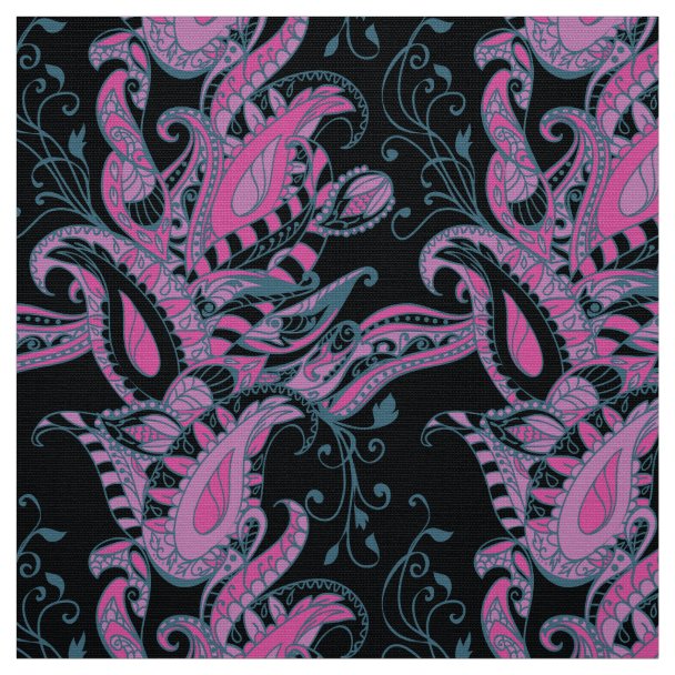 Paisley Pattern Fabric | Cute Paisley Print | Zazzle
