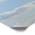 Bright Sunlight with Clouds Poster | Zazzle