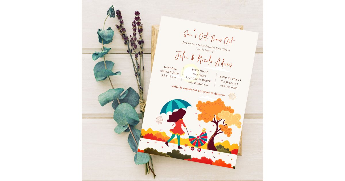 Bright Sunshine Cool Summer Baby Shower Invitation | Zazzle