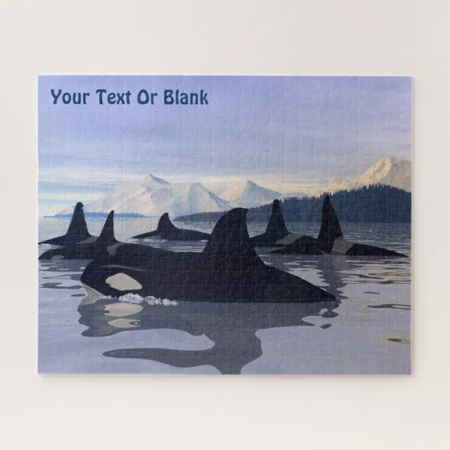 Bright Water Orca Jigsaw Puzzle | Zazzle