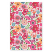 Bright Wildflower Pattern Bridal Shower Tissue Paper | Zazzle