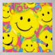 Bright Yellow Happy Smiling Face Poster | Zazzle