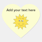 Happy Smiling Sun sticker | Zazzle.com