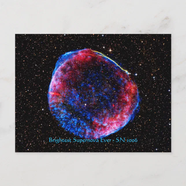 Brightest Supernova Ever space picture Postcard | Zazzle