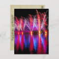 Brilliant Fireworks Postcard | Zazzle