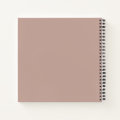 Brilliant Ideas Planner Modern Custom Dark Blush Notebook | Zazzle