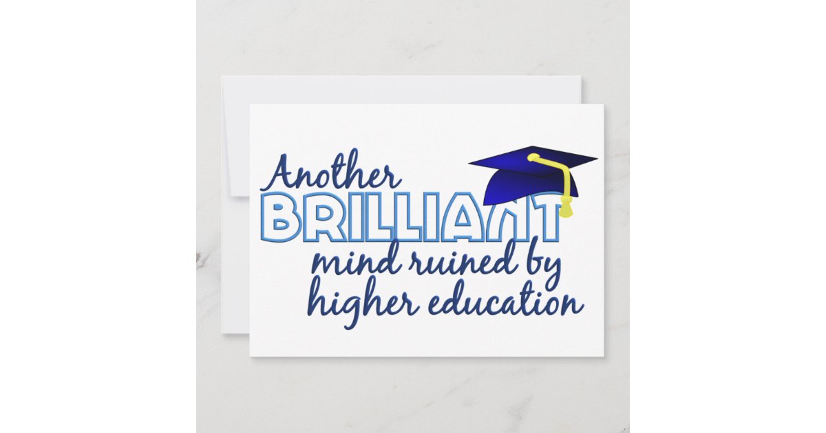 Brilliant Mind custom invitation | Zazzle