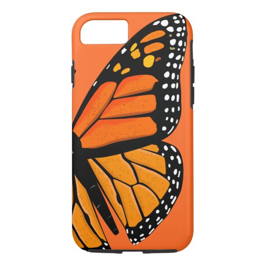 Brilliant Orange & Black Monarch Butterfly Case-Mate iPhone Case ...