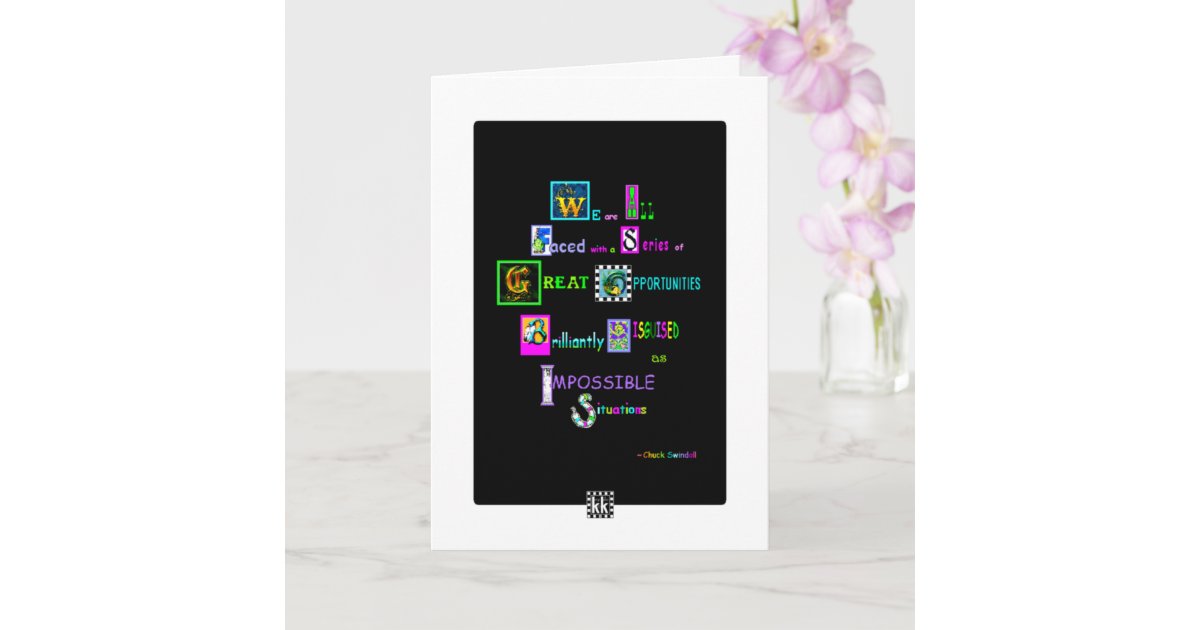 Brilliantly Disguised greeting card | Zazzle