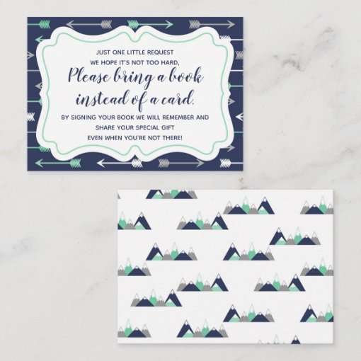 Bring a Book Insert Card | Zazzle