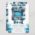 Bring Your Own Pool Summer Party Invitation | Zazzle