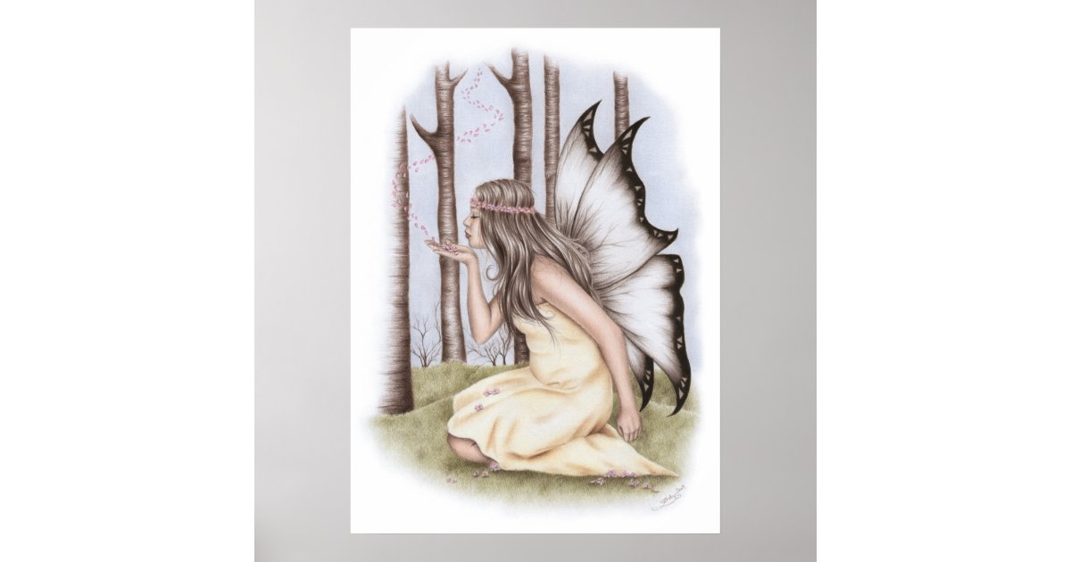 Bringer of spring Fairy Poster | Zazzle
