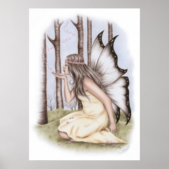 Bringer of spring Fairy Poster | Zazzle.com