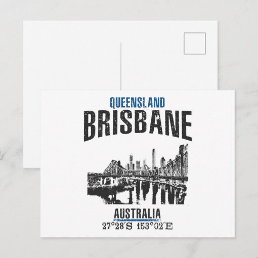 Brisbane Postcard | Zazzle