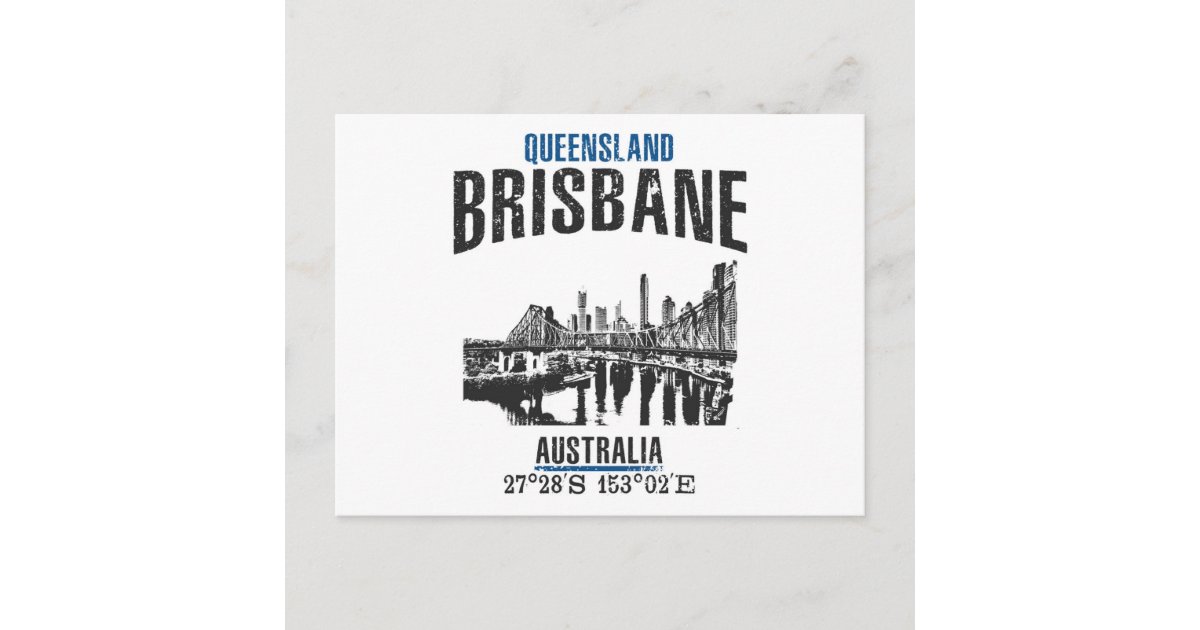 Brisbane Postcard | Zazzle