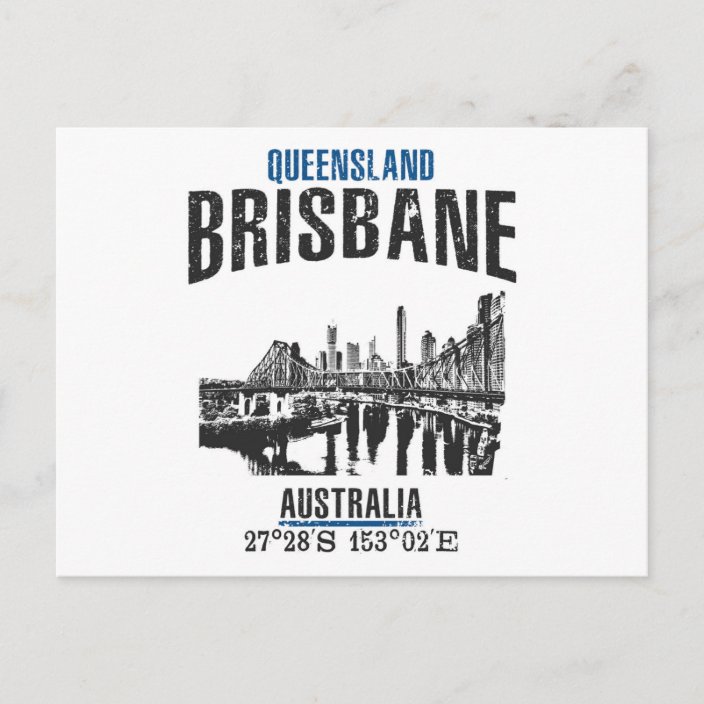 Brisbane Postcard | Zazzle.com