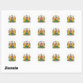Bristol Coat Of Arms Classic Round Sticker | Zazzle